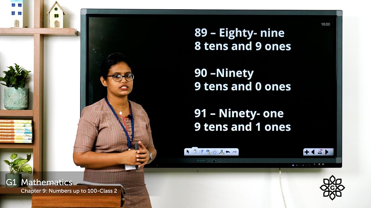 Grade 1 Mathematics Chapter 9 Class 2 Numbers from 81 to 100 - YouTube