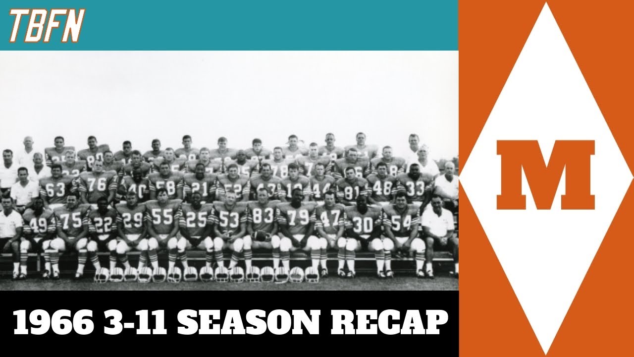 1966 (3-11) Miami Dolphins Season Recap Highlights!! - YouTube
