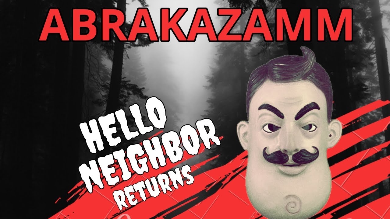 Escape from Hello Neighbor! He chases us all thru the house!! - YouTube