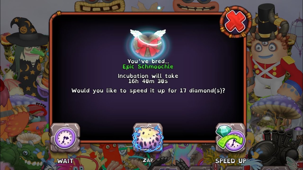 How to breed epic Schmoochle on air island in My Singing Monsters ...