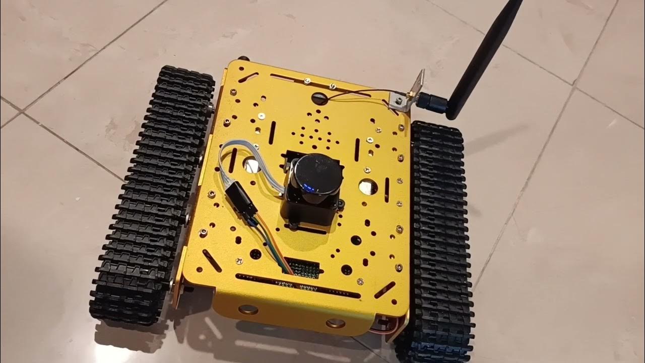 A ROS2 robot tank built with esp32 - YouTube