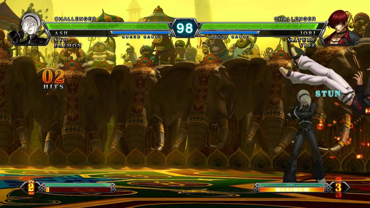 KOF13 Dark Ash's combos - YouTube