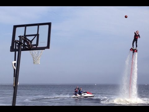 FlyBoard Basketball Shot | Legendary Shots - YouTube