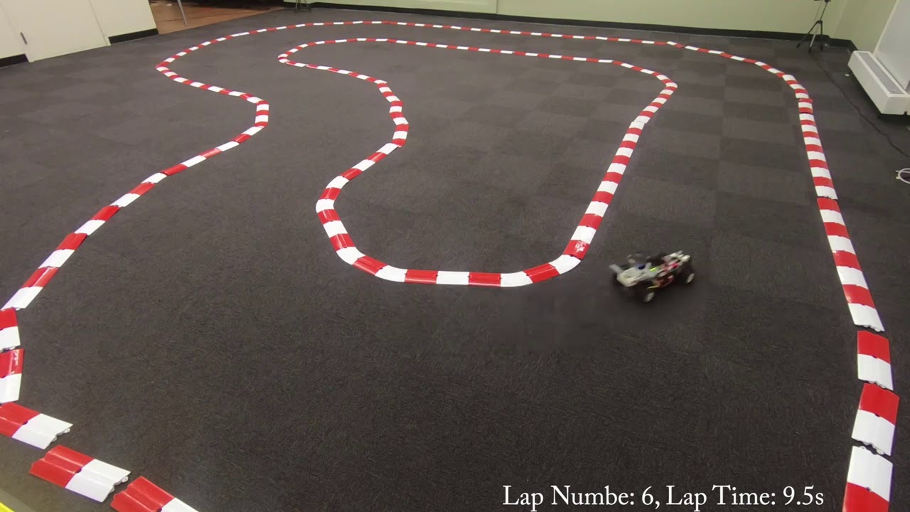 LMPC on the Berkeley Autonomous Race Car BARC platform - YouTube