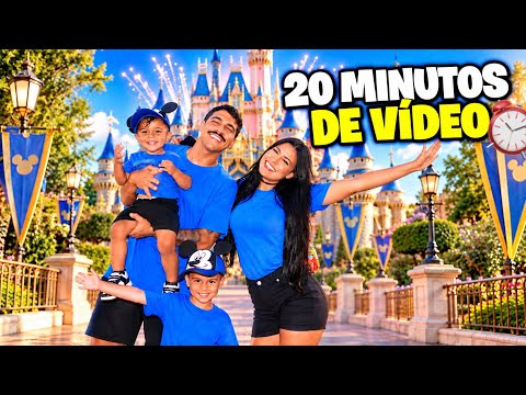 20 MINUTOS DE VÍDEO NA DISNEY | VLOGZÃO REALZÃO + CURTINDO UM DIA INTEIRO! ⏰😱