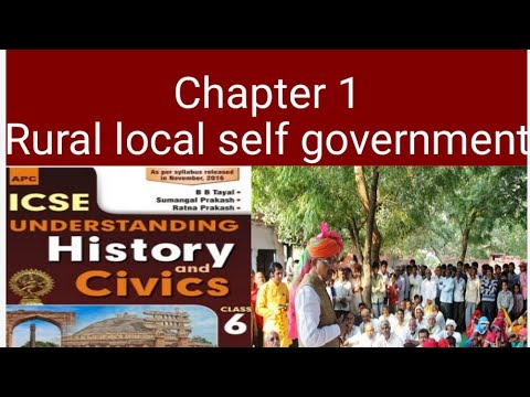 class 6 civics chapter 1 rural local self government - YouTube