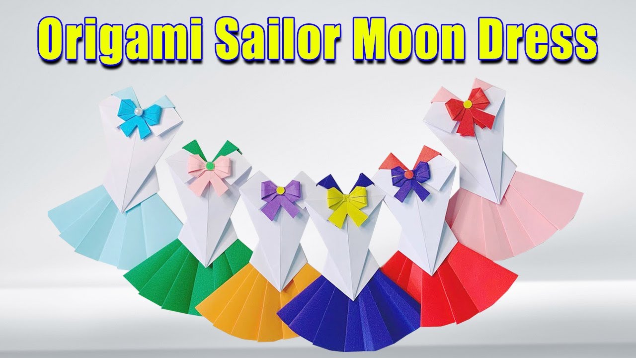 Fashion | Origami Sailor Moon Dress Tutorial | DIY Sailor Moon Dress ...