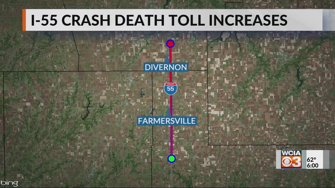 Death toll rises to 7 in I-55 crash - YouTube