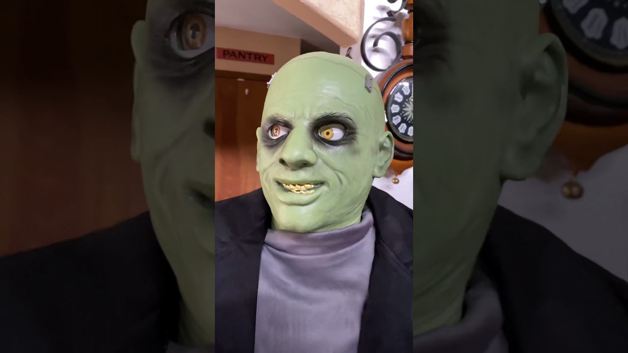 Rare 6 foot Animated Frankenstein monster Halloween prop - YouTube