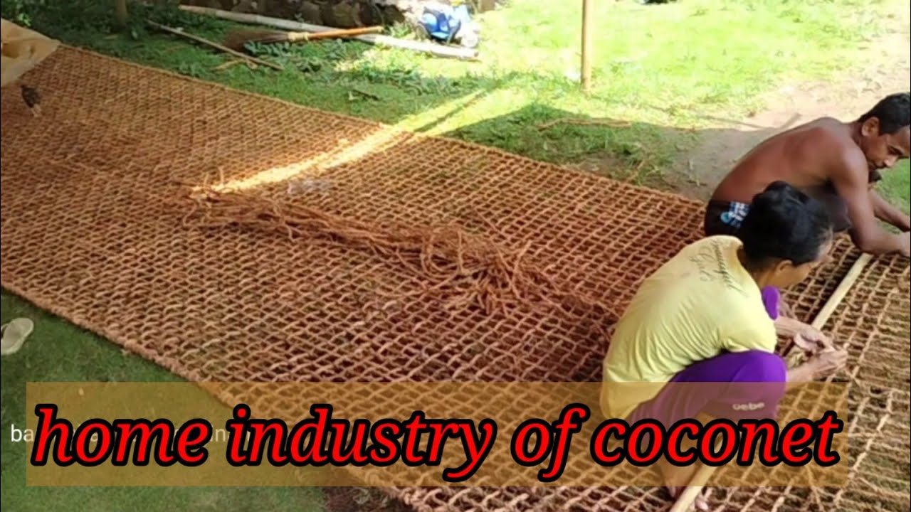 Home industry of coconet - YouTube