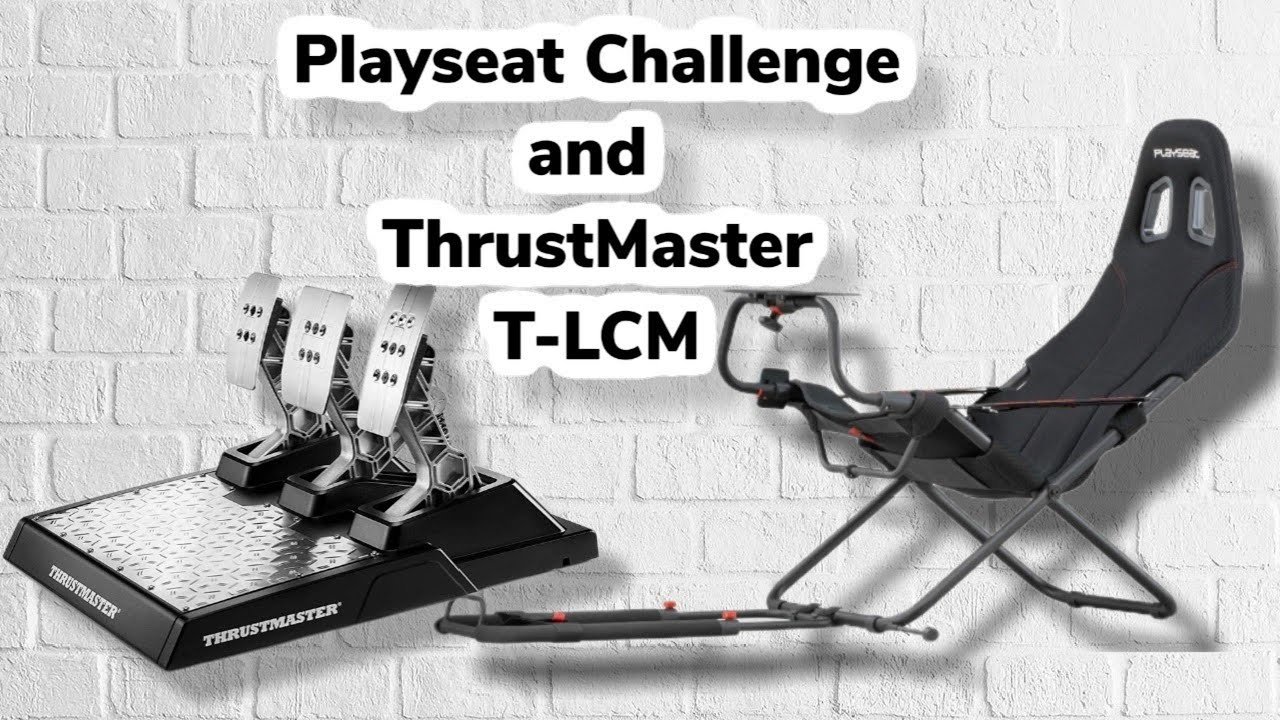 Как закрепить педали Thrustmaster T-LCM на Playseat Challenge - YouTube