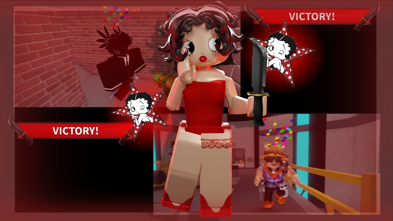 MM2 AS BETTY BOOP! (Murder Mystery 2) - YouTube