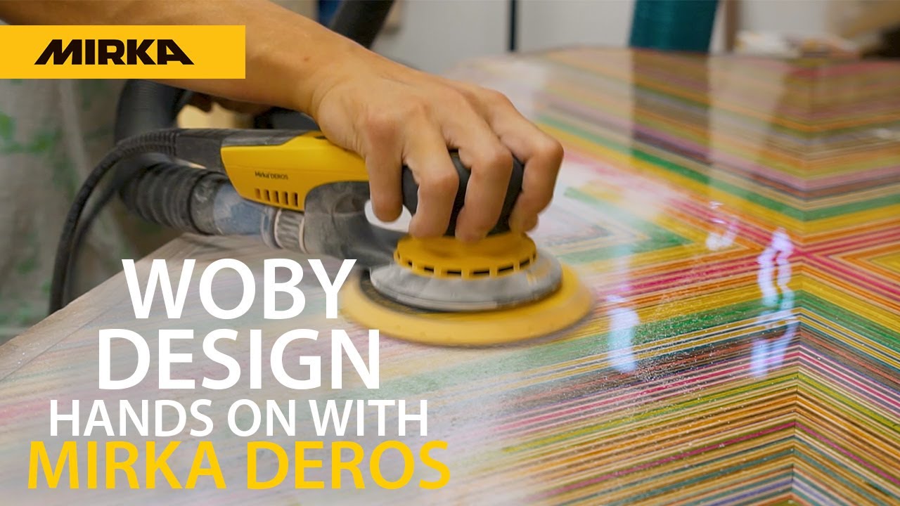 Woby Design goes hands on with the Mirka DEROS - YouTube
