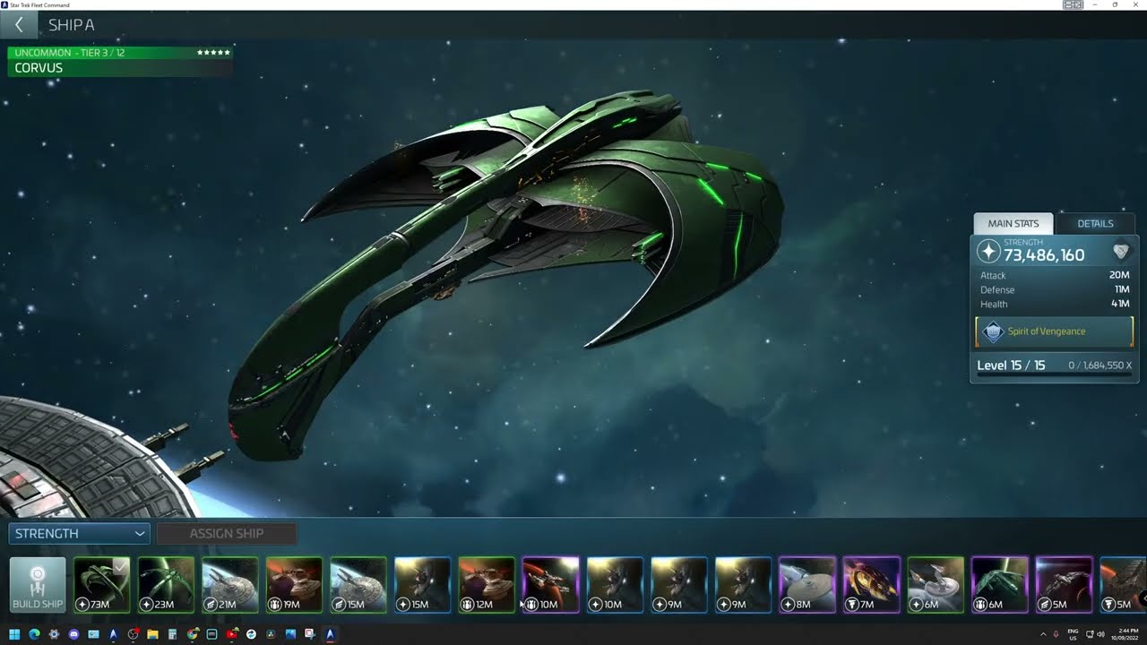 DS9 STFC 12SEP2022 for Star Trek fleet command - YouTube