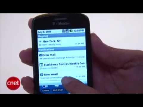T-Mobile myTouch 3G with Google - YouTube