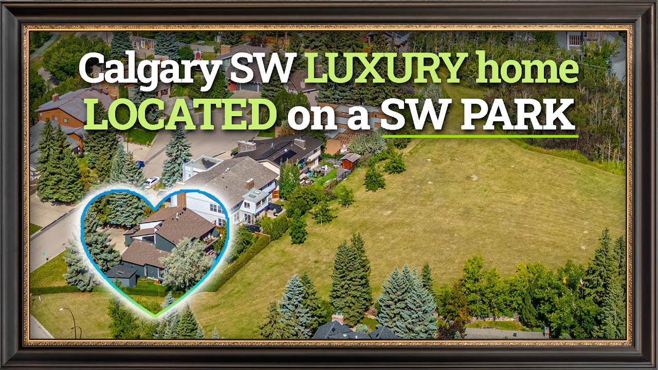 Tour this amazing Calgary Luxury Dream Home with a park on 2 sides ...