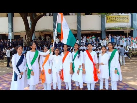 Colourful Independence Day @ GHSS POONOOR - YouTube