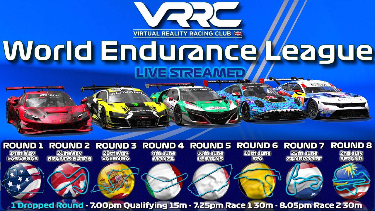 VRRC World Endurance League 2025 - YouTube