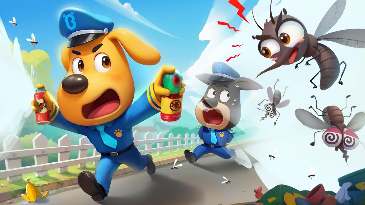 Nyamuk yang Mengerikan🦟 | Menjaga lingkungan🍃 | Kepala Polisi Labrador ...