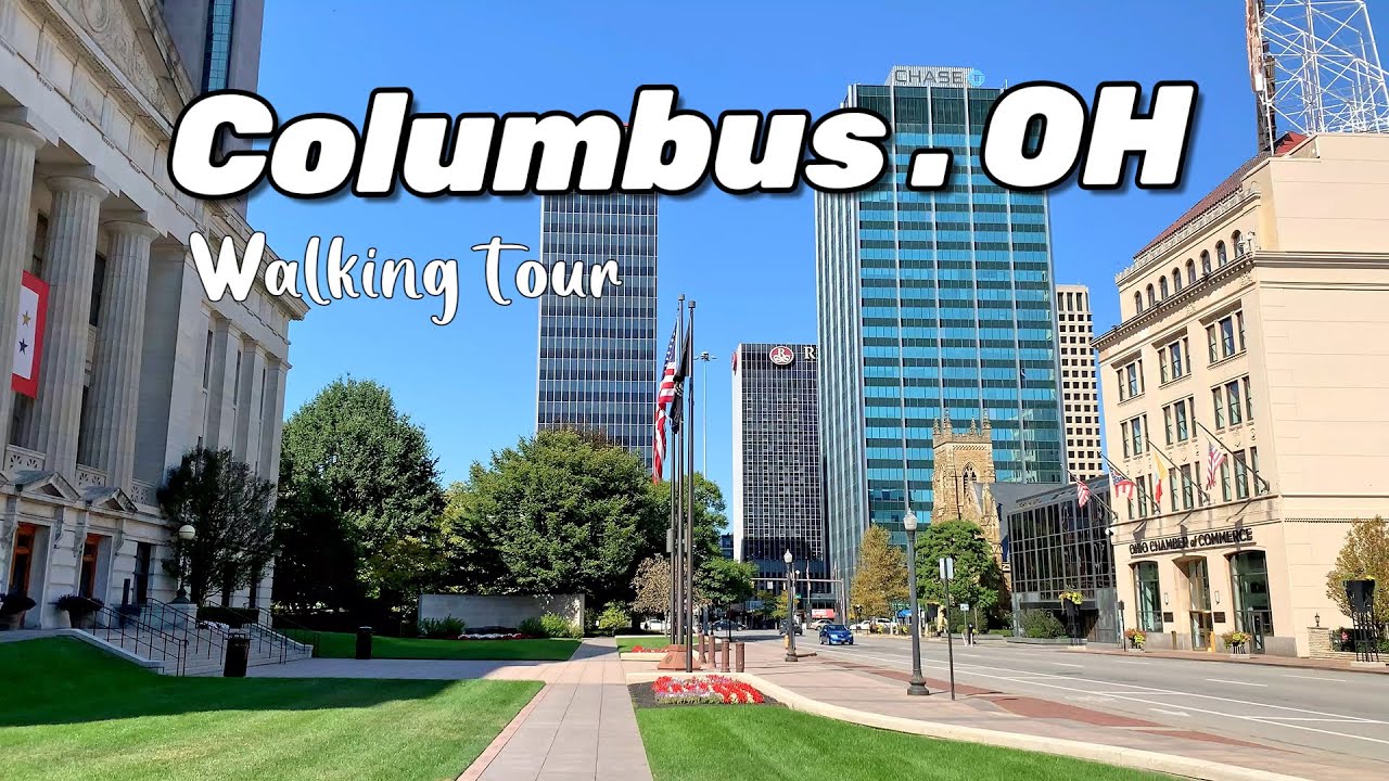 Walking in Downtown Columbus , OH , USA/ Capital of Ohio, Columbus 4K ...