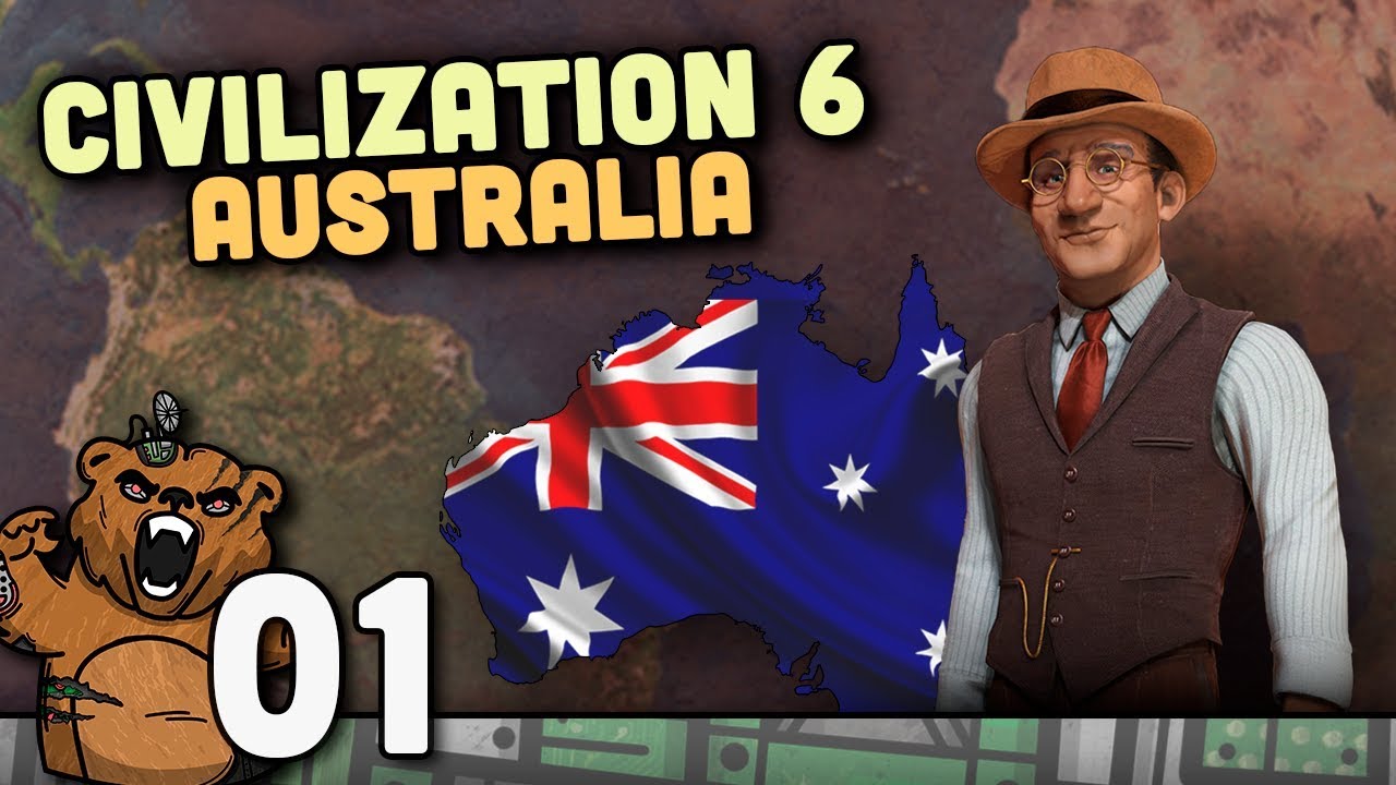 Mapa da Terra - Civilization 6 Austrália #01 - Gameplay Português PT-BR ...