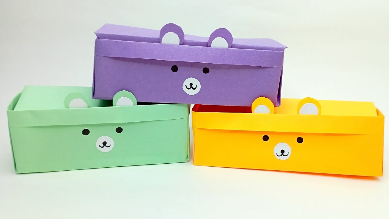 how to make cute origami boxes/origami craft ideas easy/diy origami ...