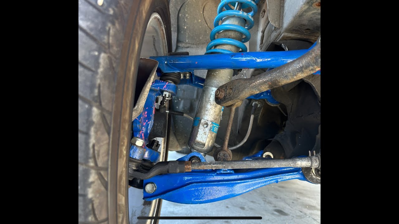 NA/NB Miata DIY lower and upper drift control arms - YouTube
