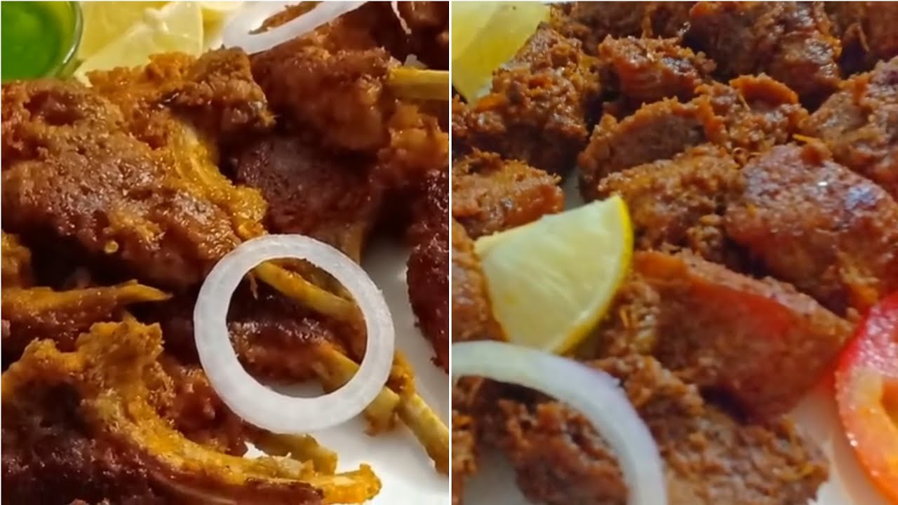 Tandoori Mutton Chap Fry Aur Mutton Barra Recipe | Bakra Eid Special ...