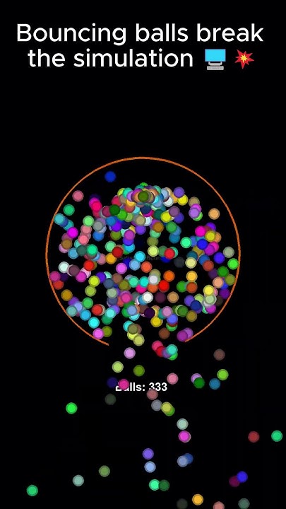Bouncing balls break the simulation 🖥️💥 - YouTube