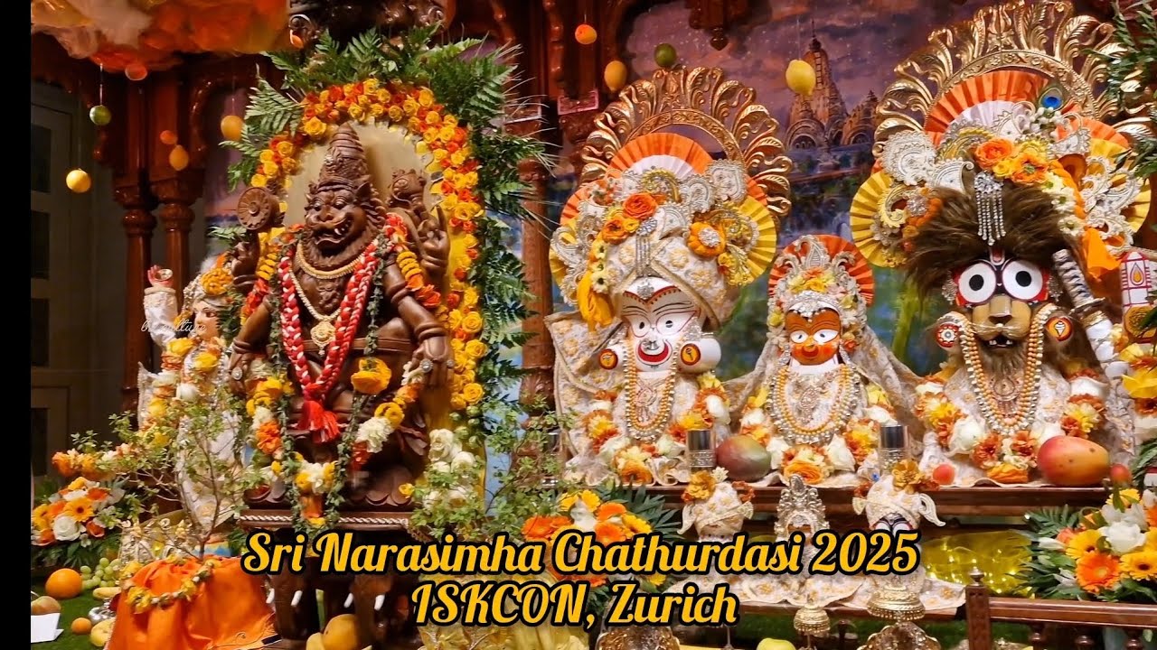 Sri Narasimha Chathurdasi 2025 | ISKCON | Zurich #b2culture #iskcon # ...