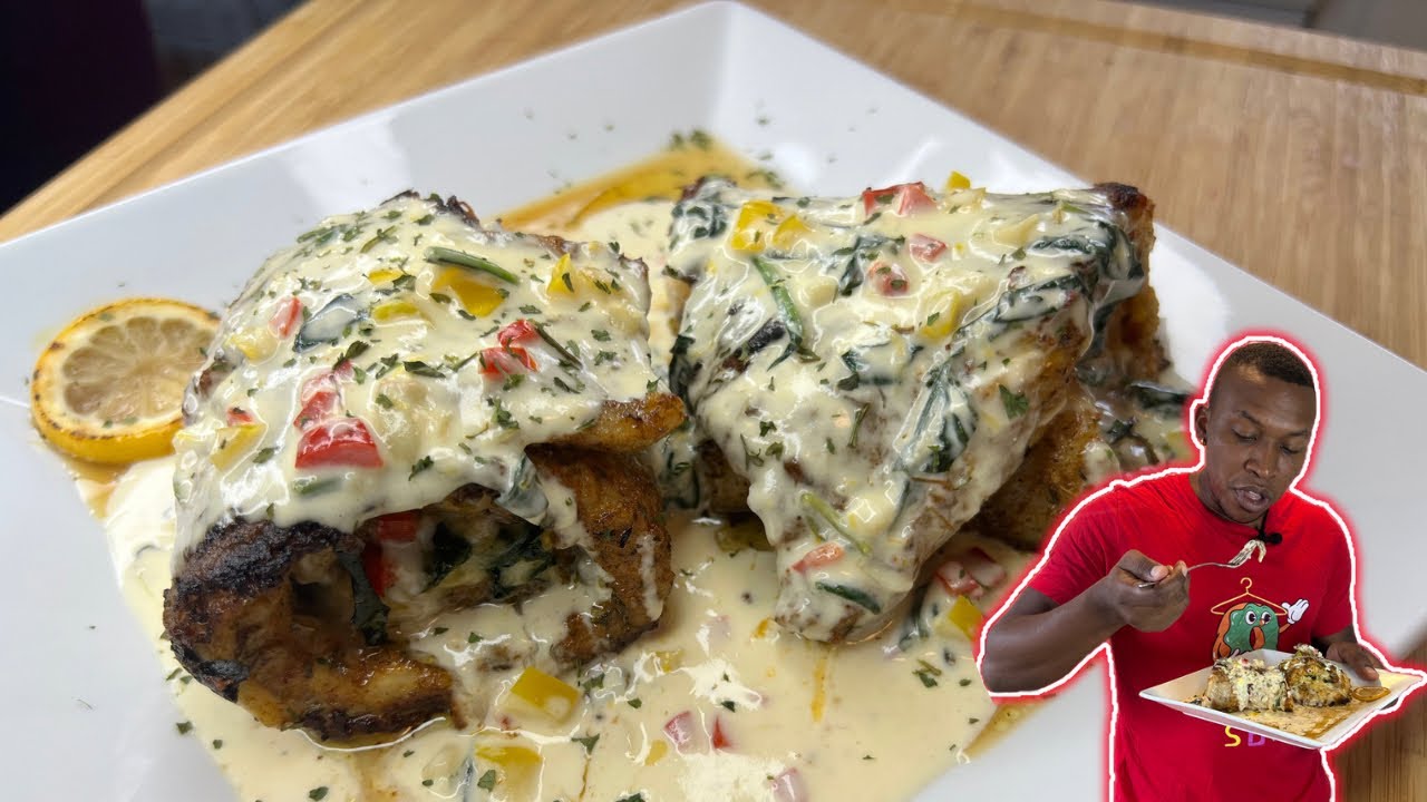 Discover the Secret to Amazing Cheesy Spinach Stuffed Catfish with a ...