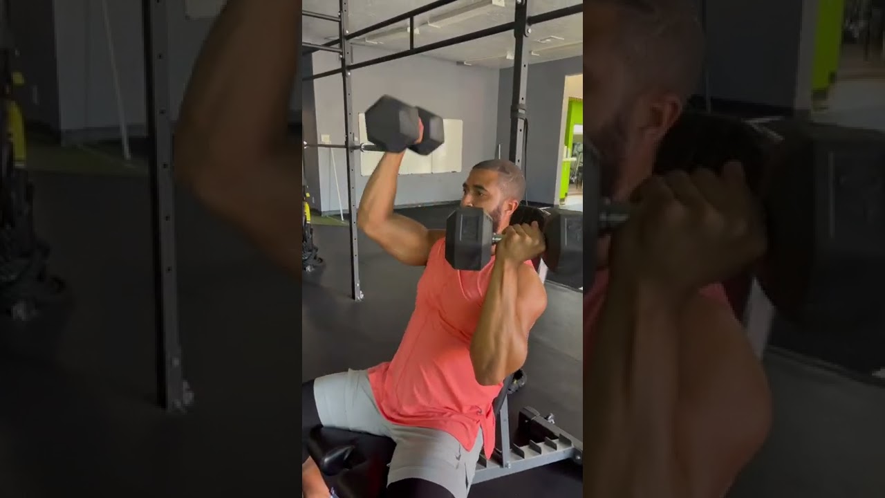 DB Underhand Alternating Overhead Press - YouTube
