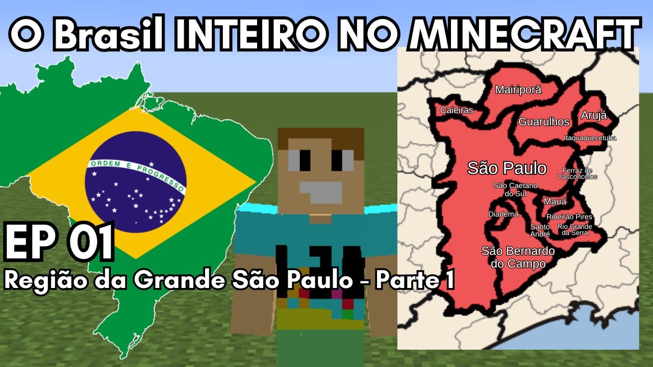 Fazendo o Lugar mais Visitado de CADA CIDADE do BRASIL no MINECRAFT | O ...