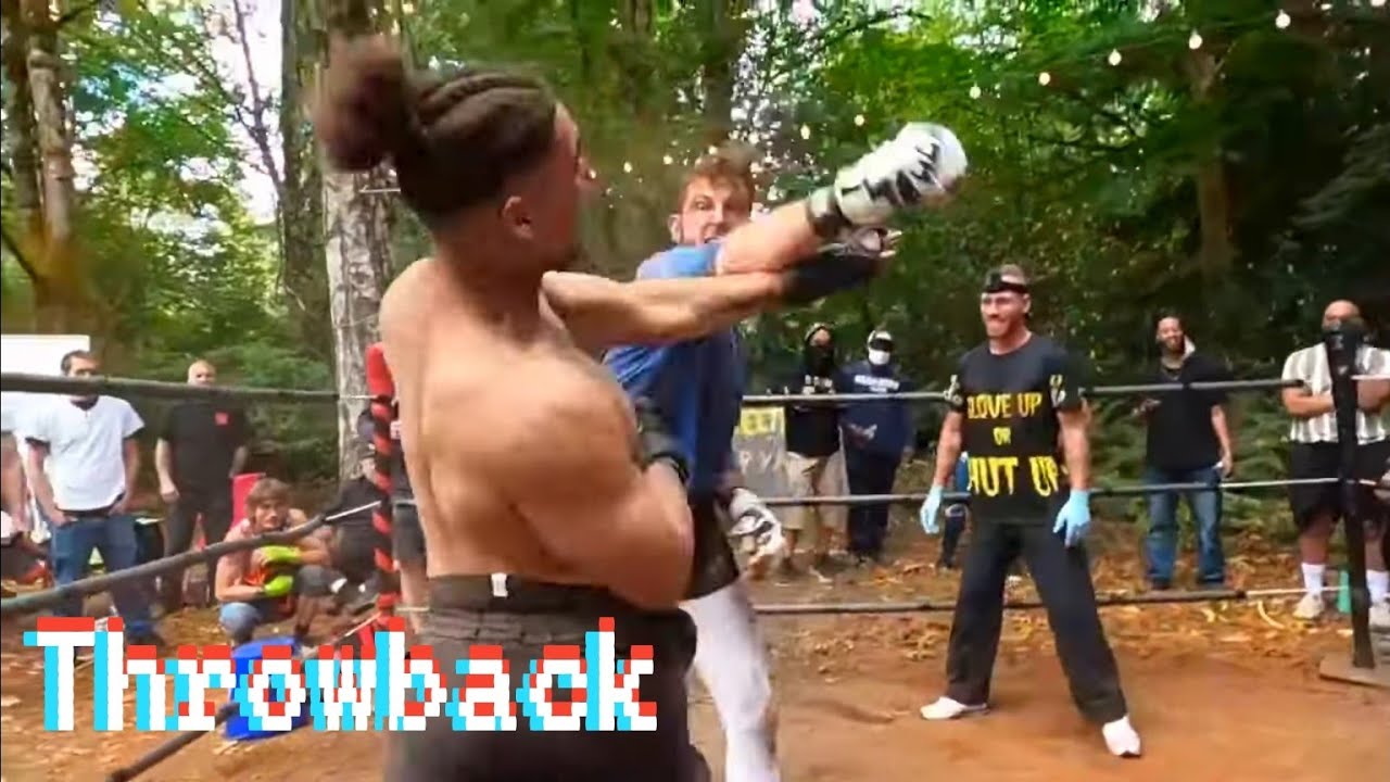 Dirt, Drones, and face punching in a Backyard MMA fight - YouTube