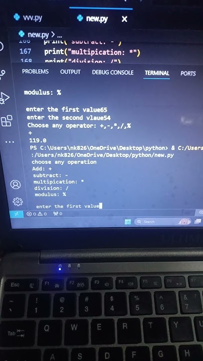Simple calculator in python using function #calculator #function_in_python #function #if-else ...