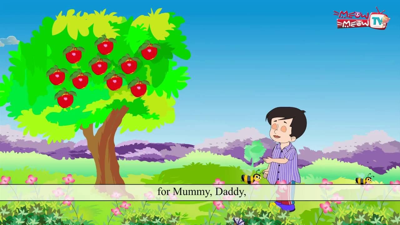 Ten Little Apple - Meow Meow TV - YouTube