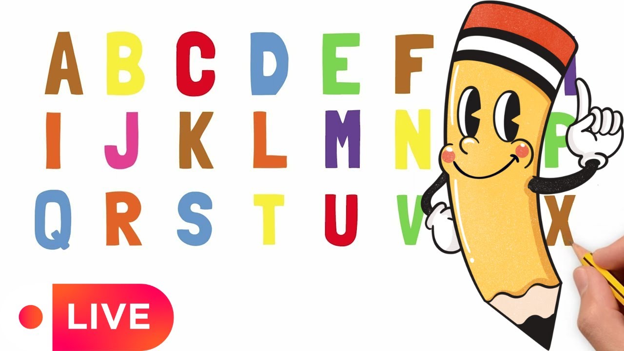 ABCD for Kids LIVE | Episode 55 | Learning A to Z English Alphabets ...