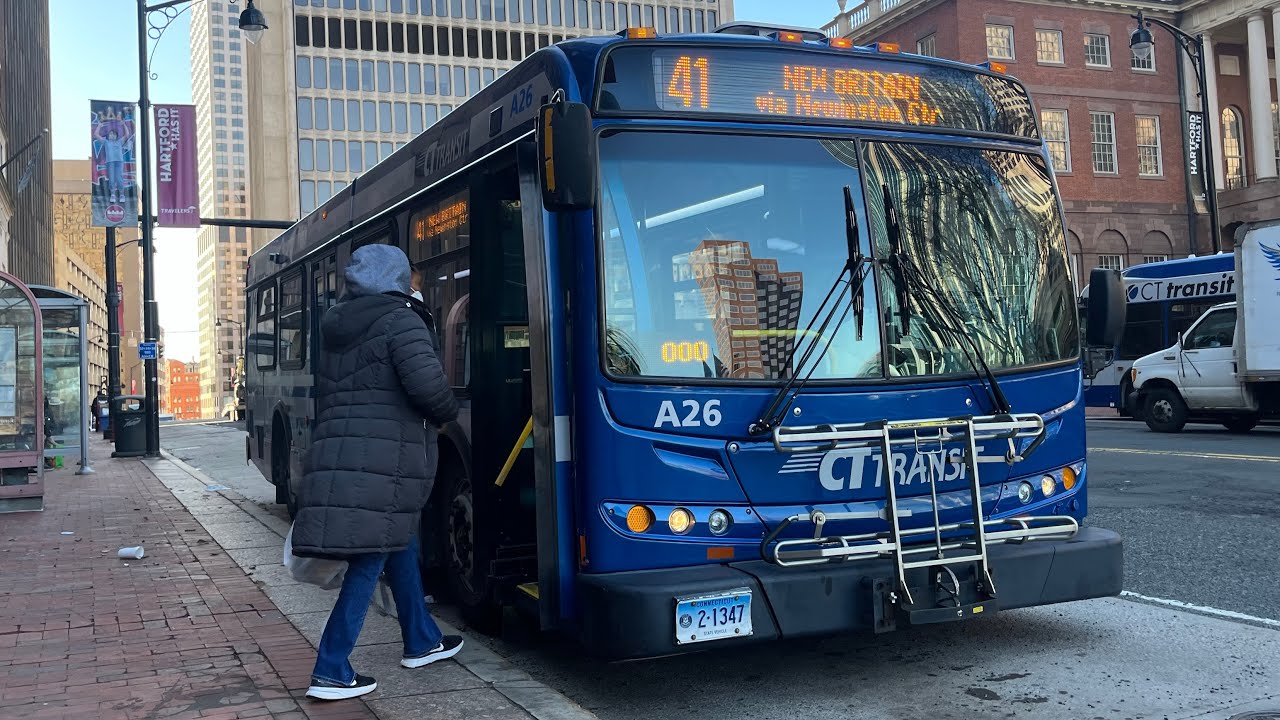 Ride on: CTTransit #26 (A26) on Route 41 - YouTube