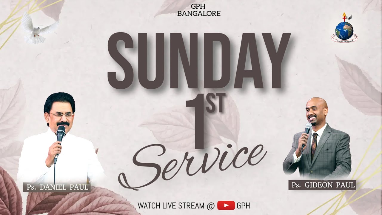 Sunday 1st Service 21-12-2025 - Ps. Daniel Paul - YouTube
