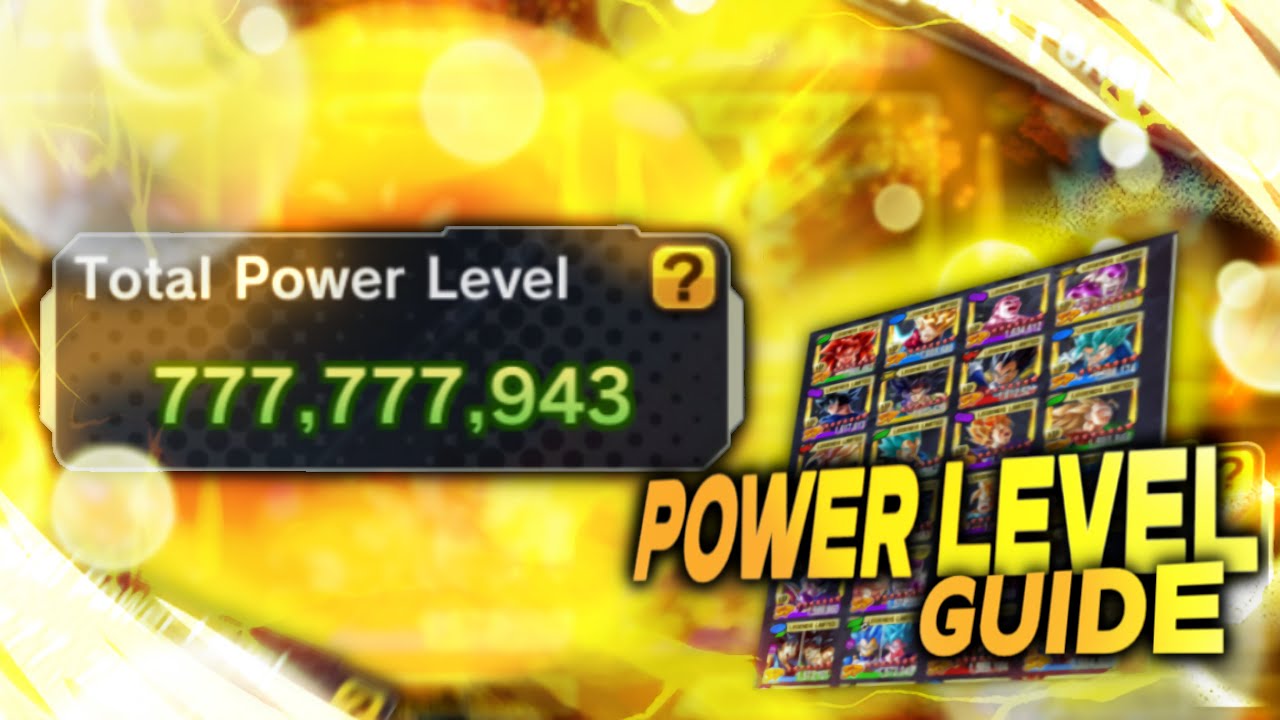 HIGHEST POWER LEVEL IN DB LEGENDS?! TIPS ON INCREASING YOUR POWER LEVEL ...