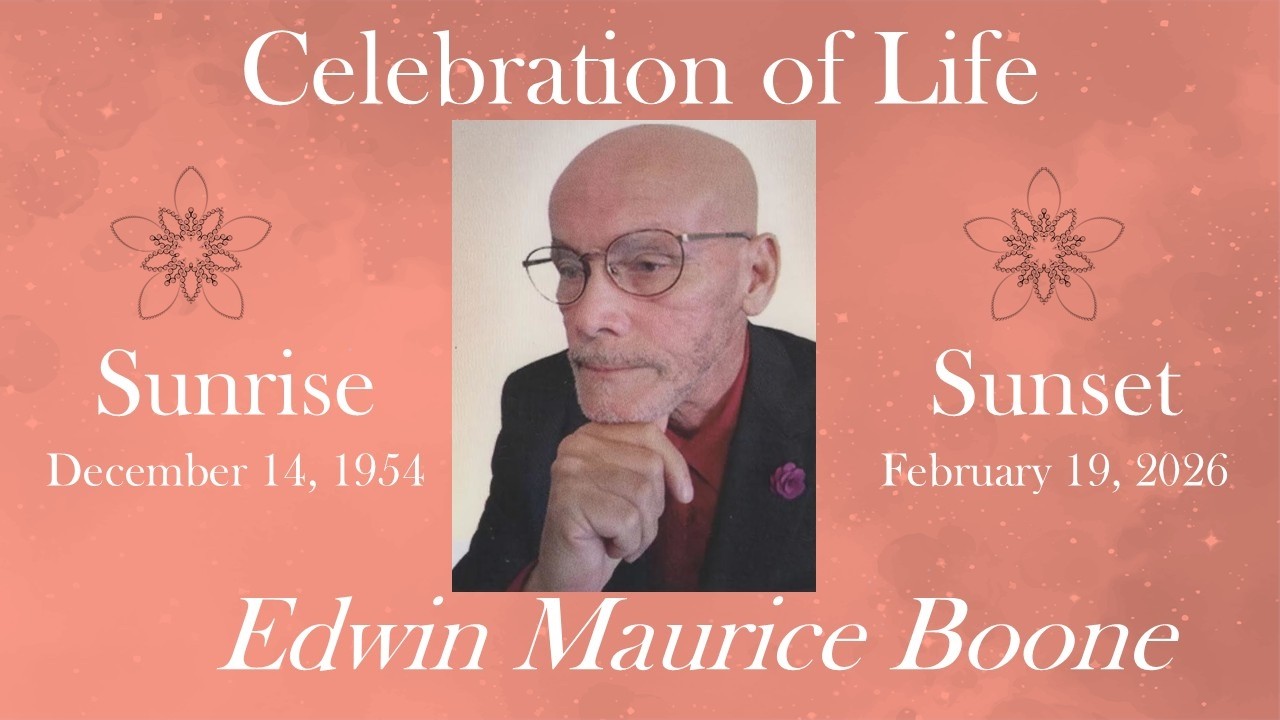 Celebration of Life Edwin Boone - YouTube