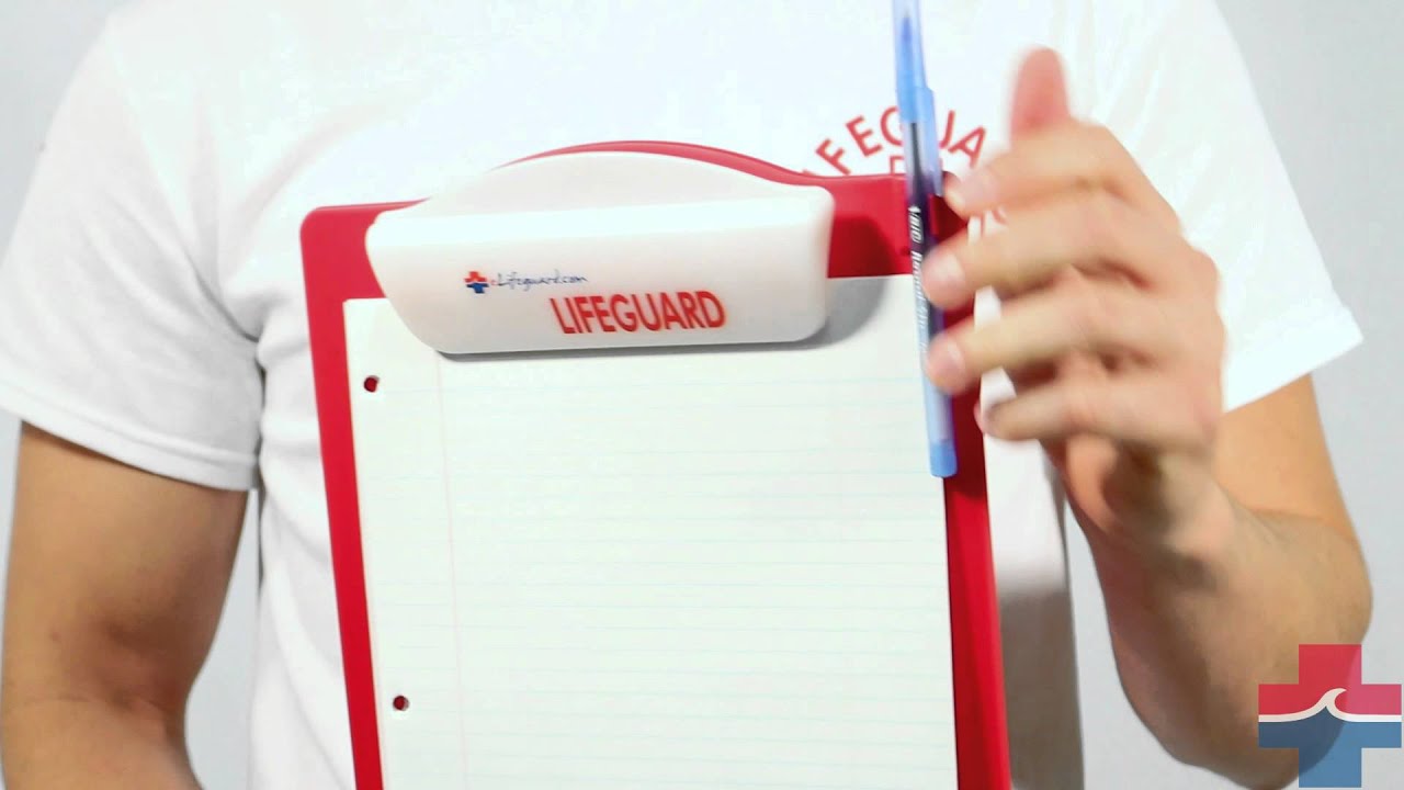 Lifeguard Clipboard - YouTube