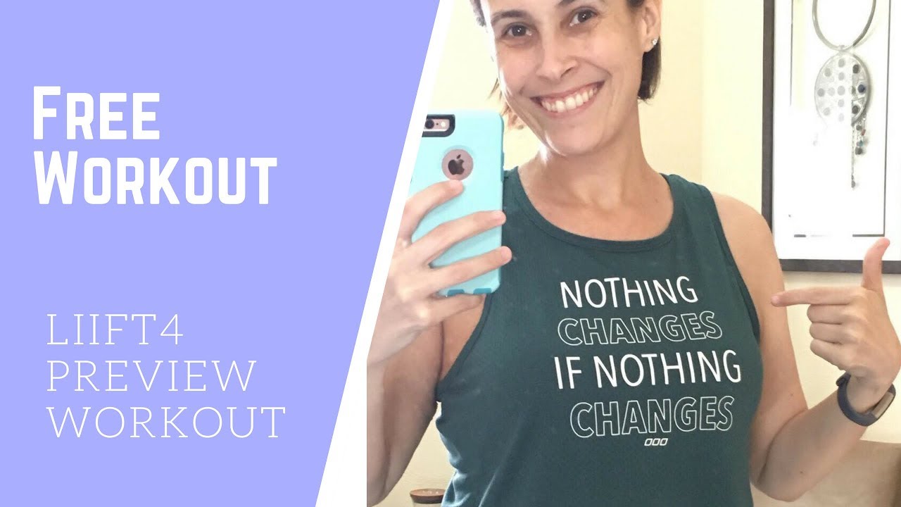 LIIFT4 Free Sample Workout (Full Body LIIFT 50/50) - YouTube