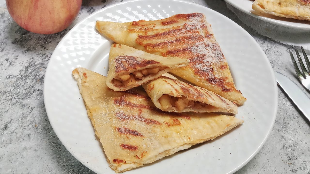 Olahan roti tawar dan apel jadi APPLE PIE FRENCH TOAST - YouTube