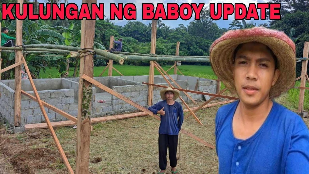 Update sa piggery Paglalagay ng halige malapit ng matapos - YouTube
