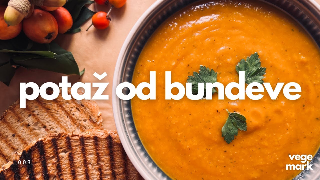 POTAŽ OD PEČENE BUNDEVE: Savršena supa od tikve za hladne dane [POSNO ...
