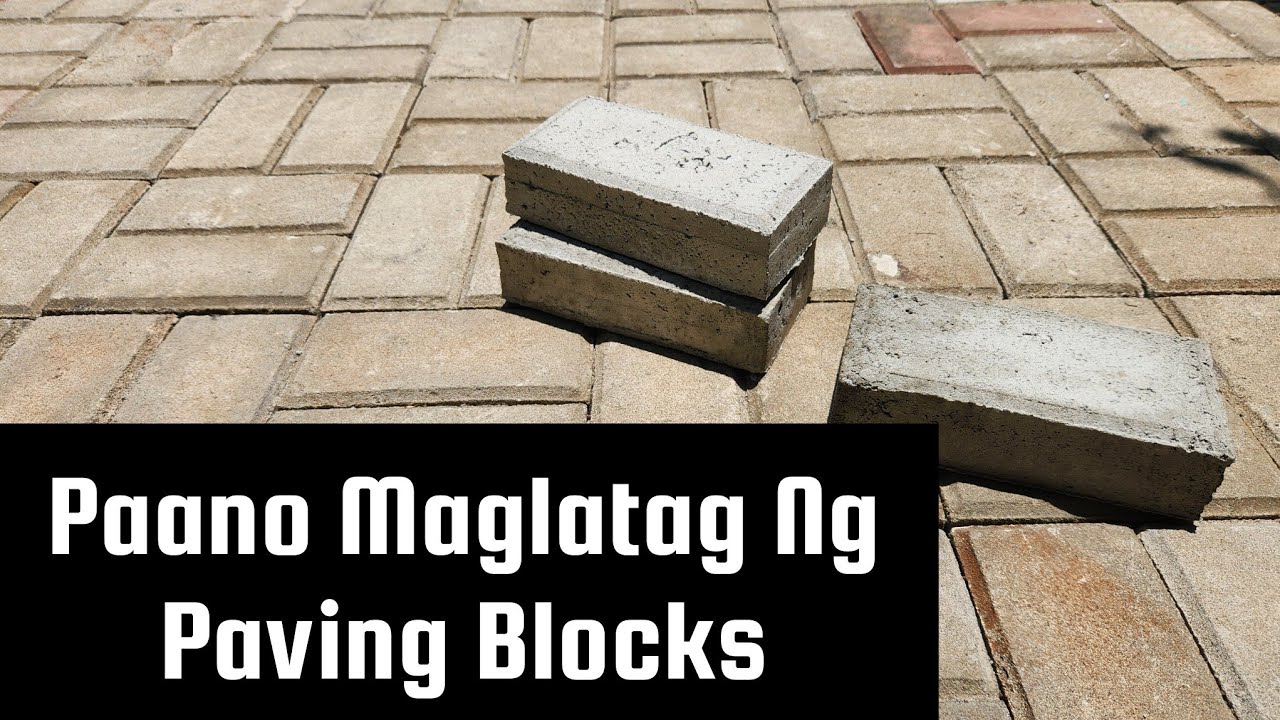 How To Install Paving Blocks - YouTube