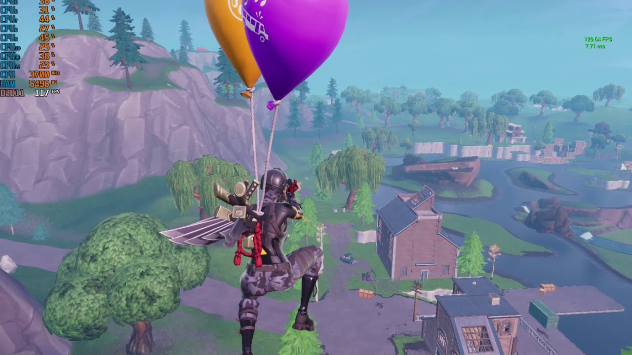 Fortnite LOW SETTINGS STRETCHED 1440X1080 RX 570 4GB Ryzen 5 1600x ...