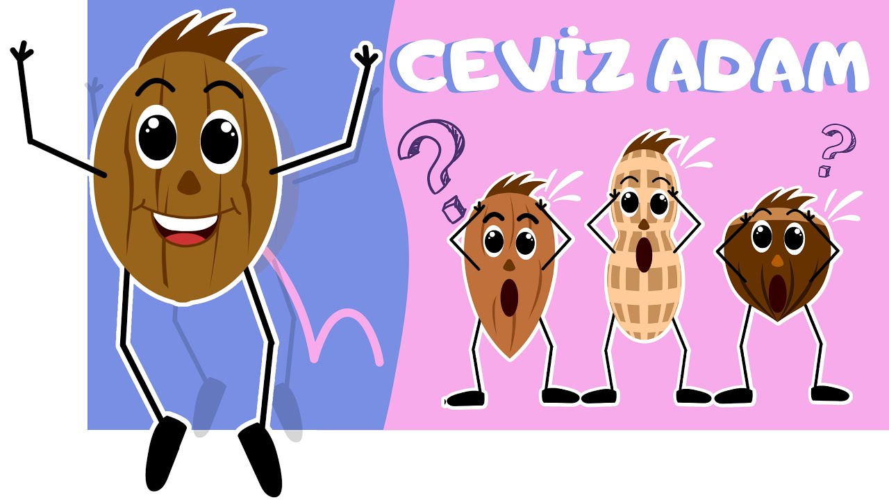 Ceviz adam Şip Şap Şop - Çocuk Şarkıları - YouTube