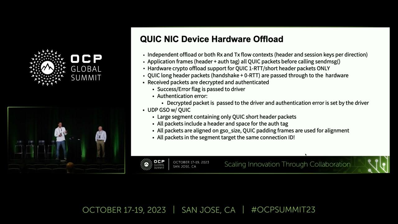QUIC Kernel and Device Offload - YouTube